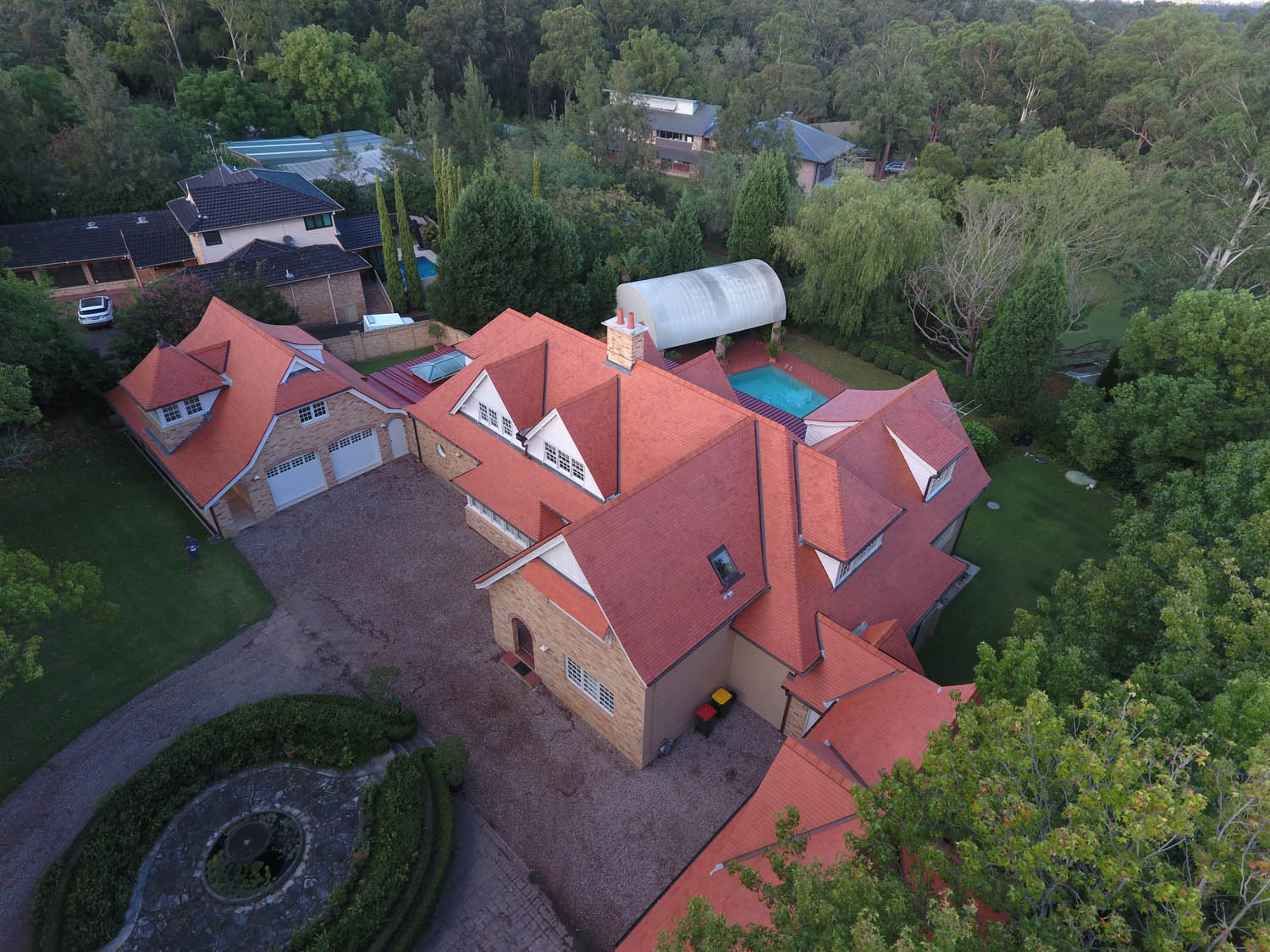 Dural House Slate Roof Installation - Slate Roofing Australia